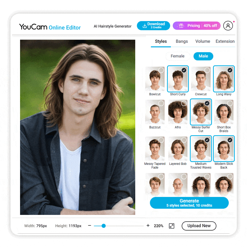 A modern barbershop interior showcasing the latest beard styles and ...