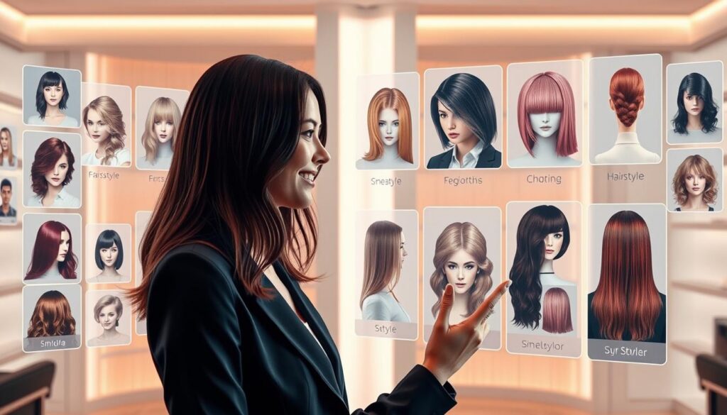 A sleek and modern digital interface showcasing a collection of diverse ...