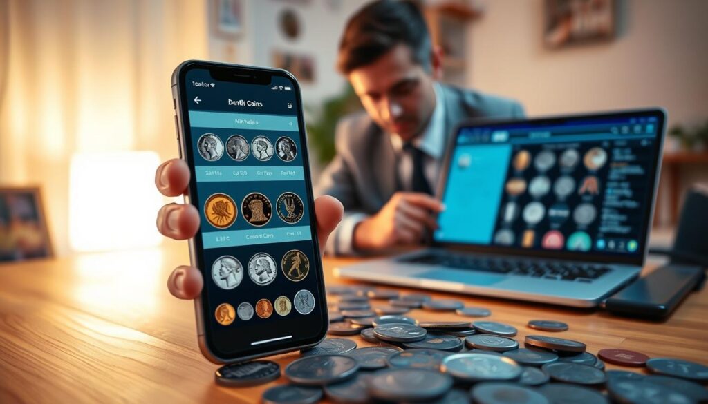 A user-friendly mobile application screen displaying functionalities ...