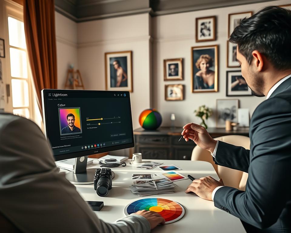 Adobe Lightroom color brightness control